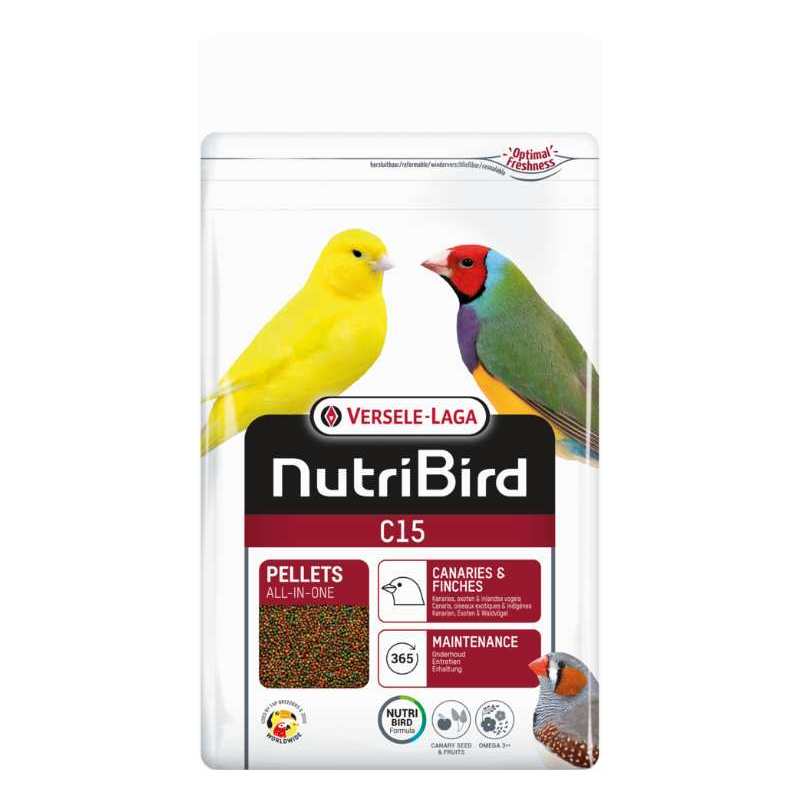 VERSELE LAGA Orlux NutriBird C15 - extrudy pre kanáriky a exoty na ...